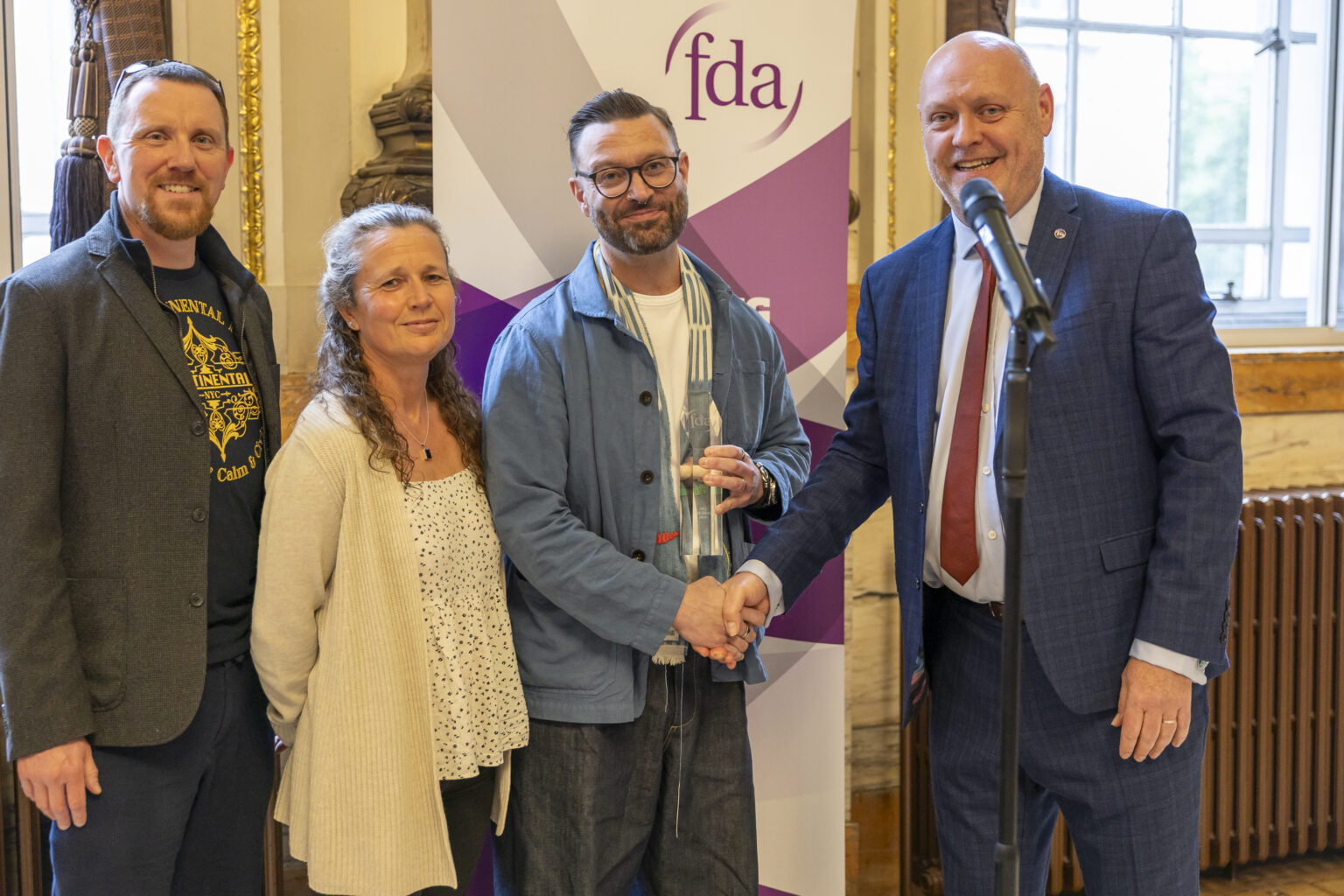 FDA reps in Dstl awarded the Group Impact Award 2025 - FDA